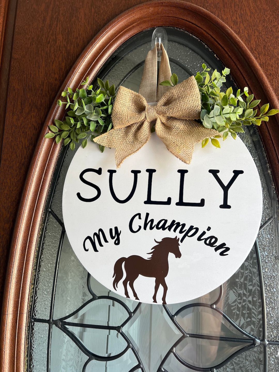 Horse Wreath Horse Stable Wreath Stable Decor Front Door Decor Pet Door ...