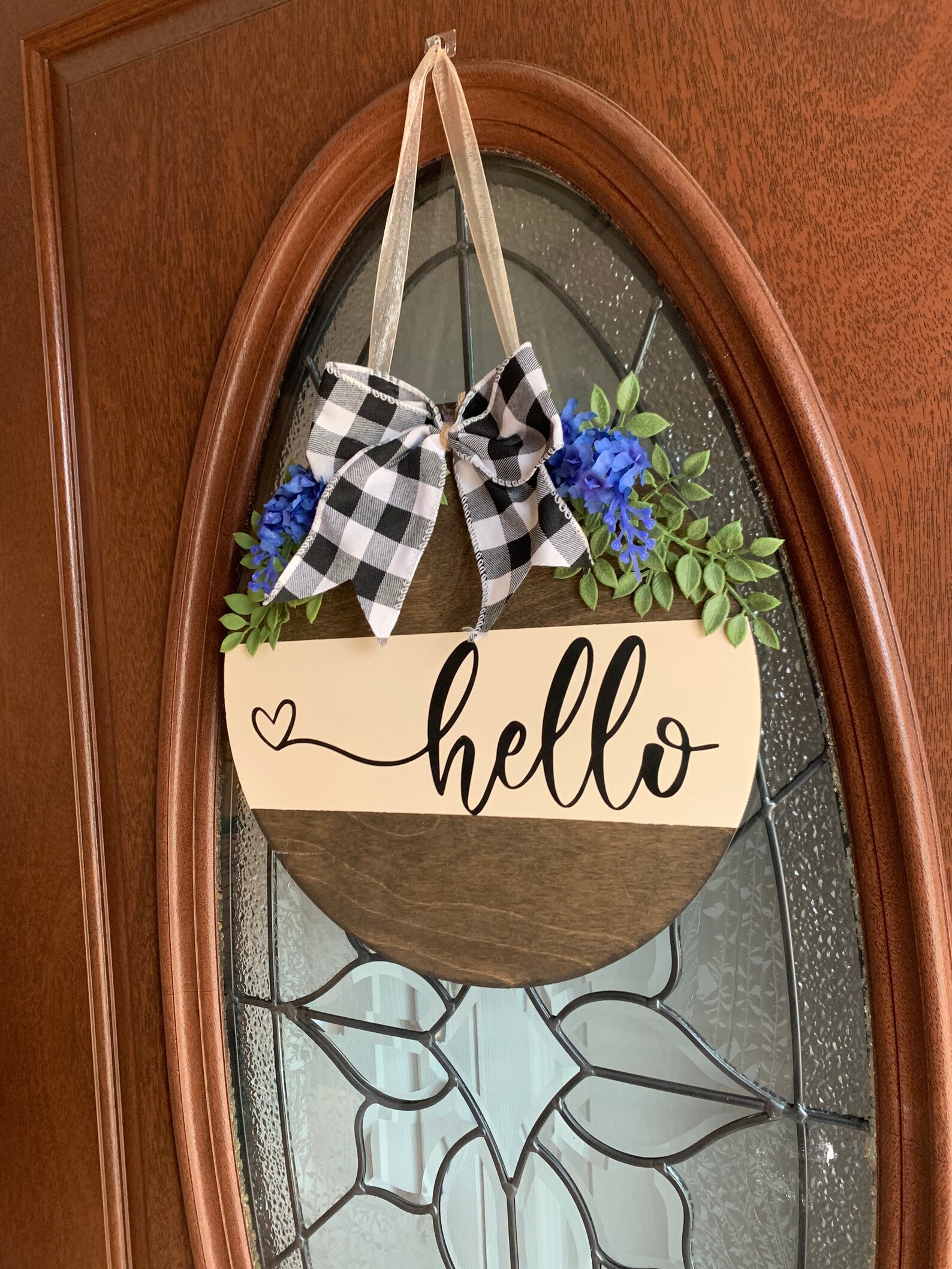 Front Door Sign Hello Door Sign Hello Wooden Sign Hello | Etsy