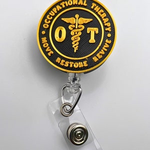 Occupational Therapy Badge Reel: Heavy Duty OT Gift - Etsy