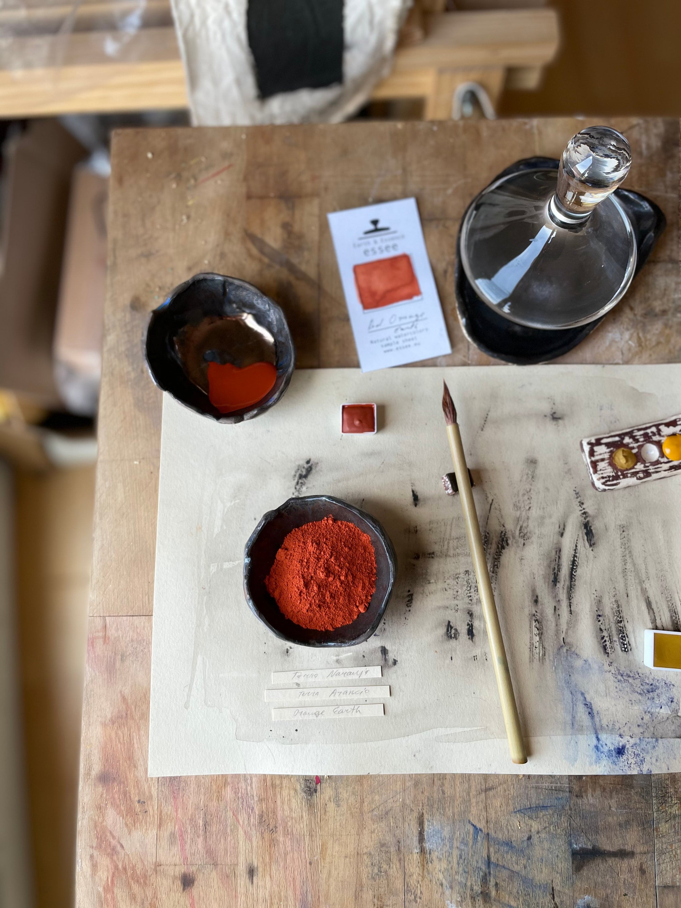 Orange Earth Powdered Pigment Essee Earth & Essence | Etsy