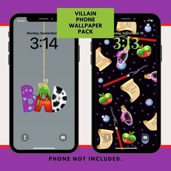Villain Things Phone Wallpaper Pack Iphone Wallpaper Android - Etsy