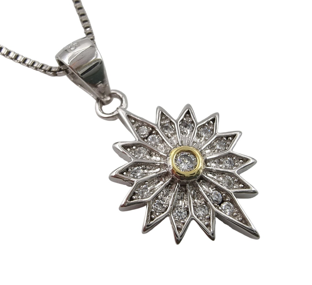 Star of Bethlehem Necklace 925 Sterling Silver Good Luck Charm for ...