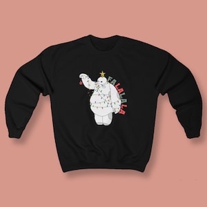 Baymax, Big Hero 6, Disney Pixar, Christmas Sweatshirt - Etsy