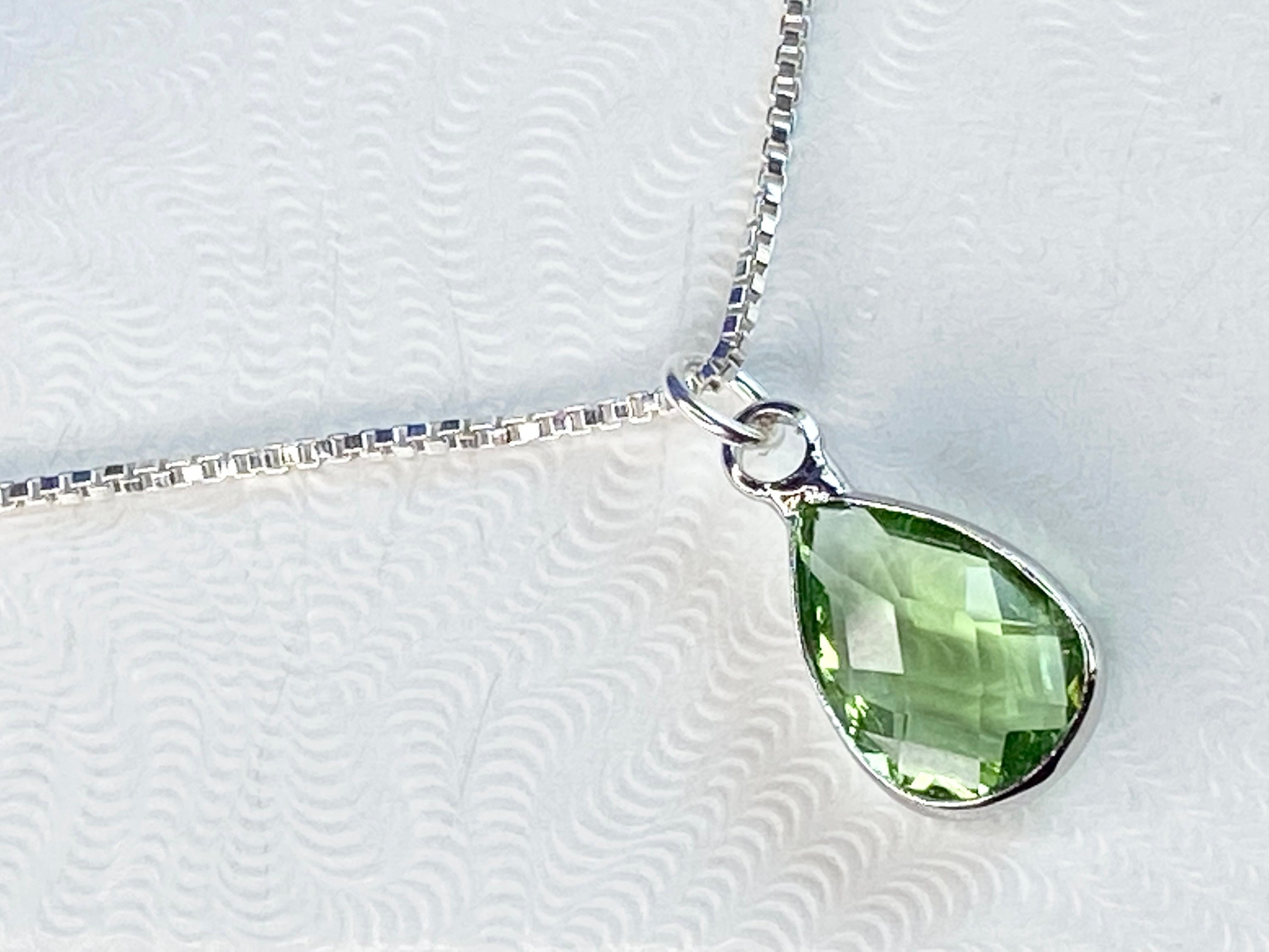 August birthstone necklace August birthday necklace August | Etsy