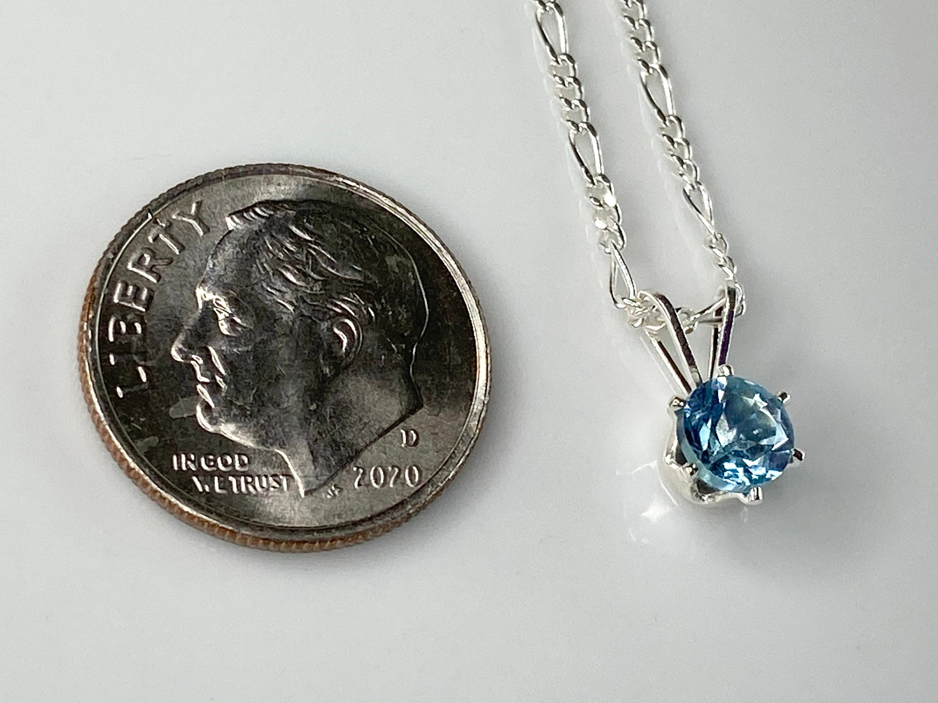 December birthstone necklace December birthday necklace | Etsy