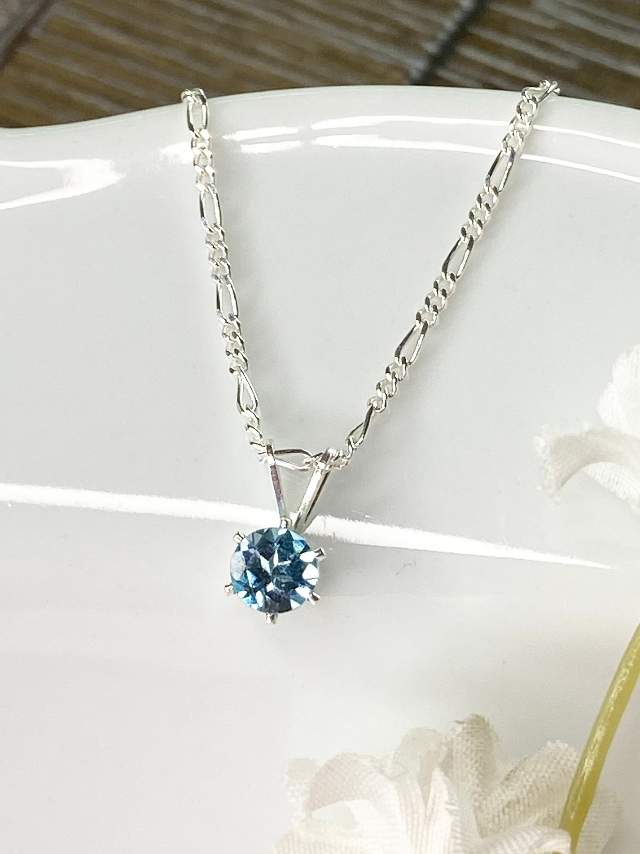 December Birthstone Necklace, December Birthday Necklace, December Gift ...