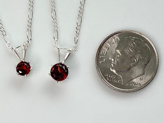 Garnet birthstone jewelry set store