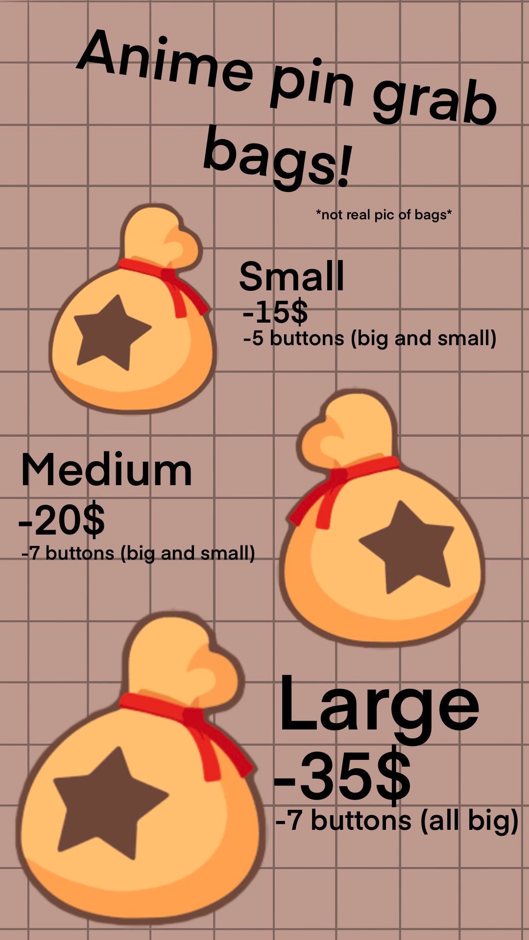 Anime Pin Grab Bags - Etsy