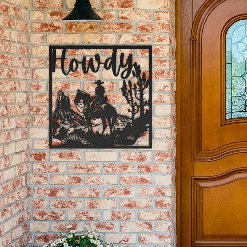 Western Metal Art - Etsy