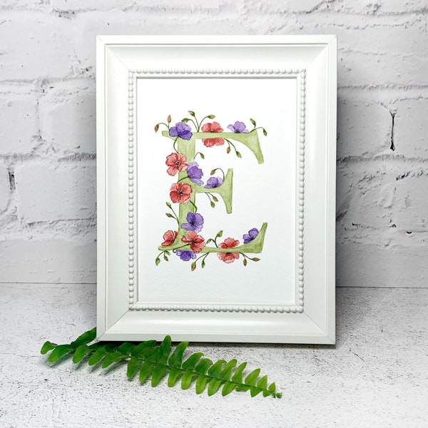 Painted Monogram - Etsy