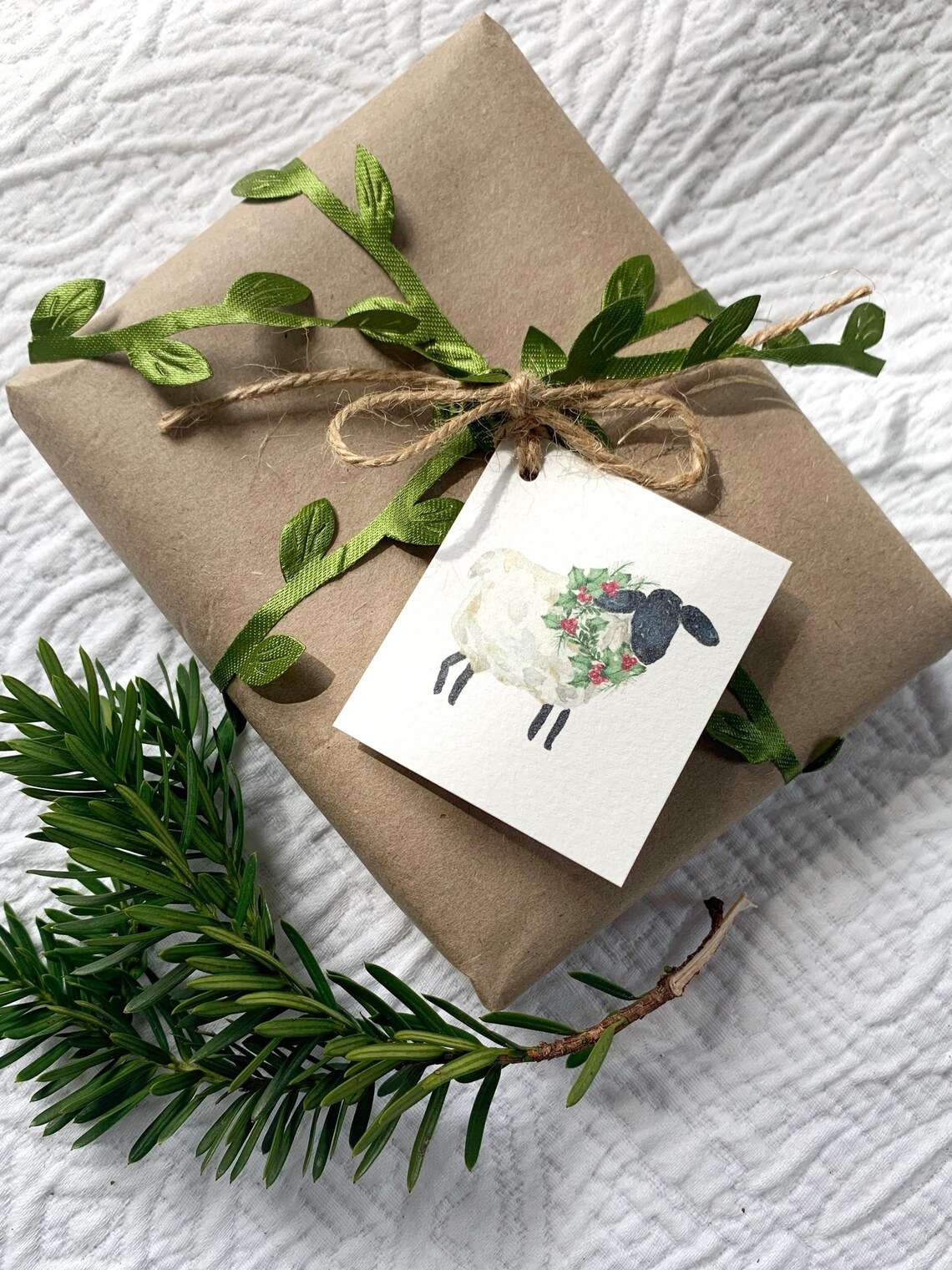 Sheep Nativity Gift Tags, Christmas Gift Tags, Christian Holiday Tags ...