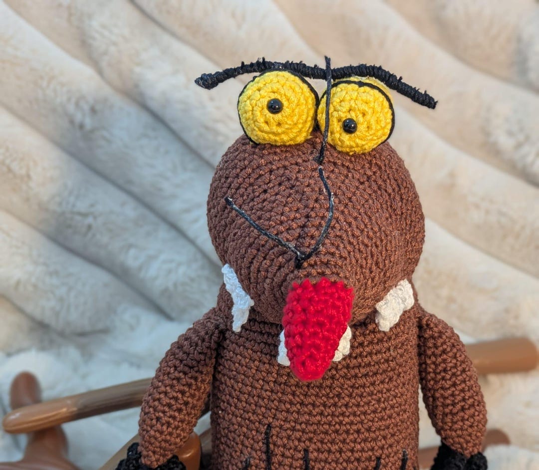 Dagget Angry Beaver Crochet Doll - Etsy