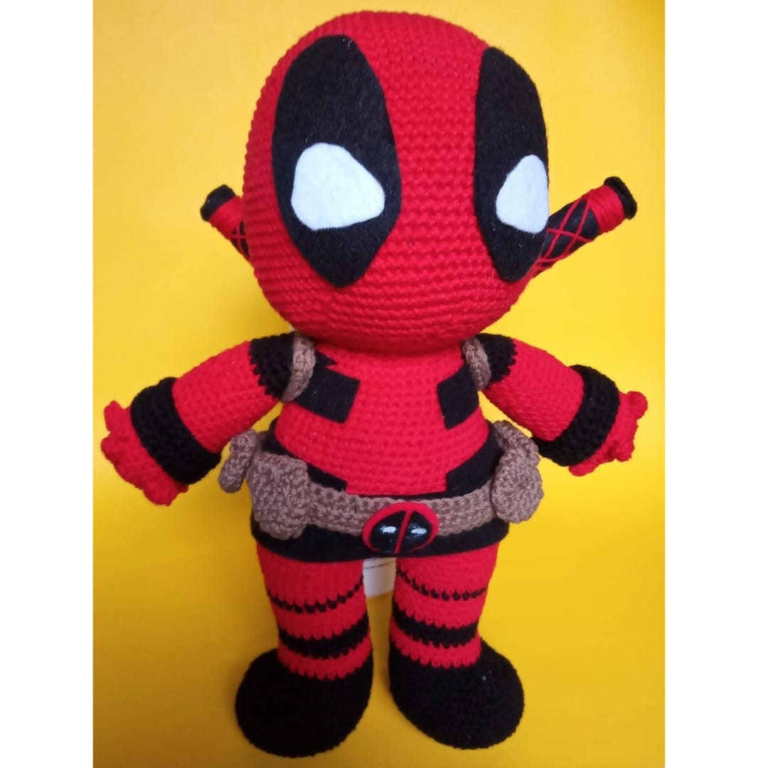 Deadpool Crochet Doll - Etsy