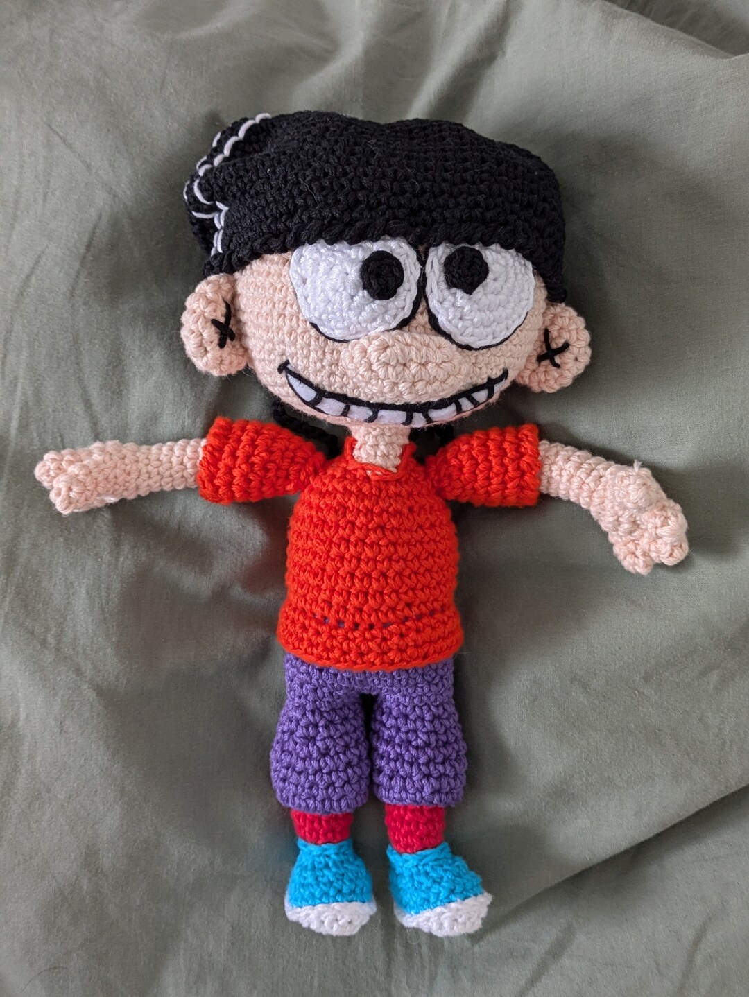 Edd From Ed, Edd N Eddy Crochet Doll - Etsy