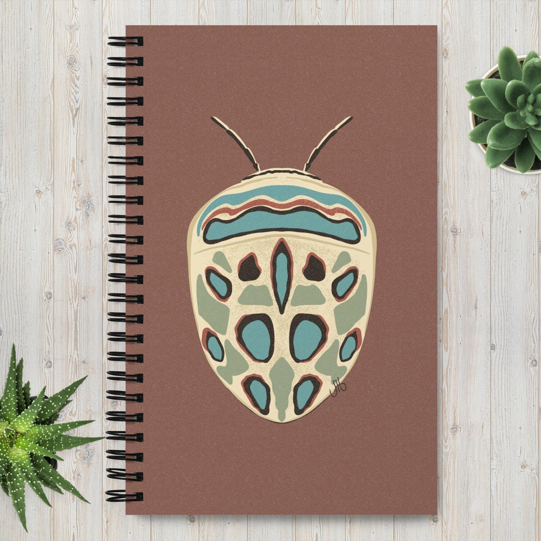 Original Picasso Bug Beetle Gouche Illustration Spiral Notebook ...