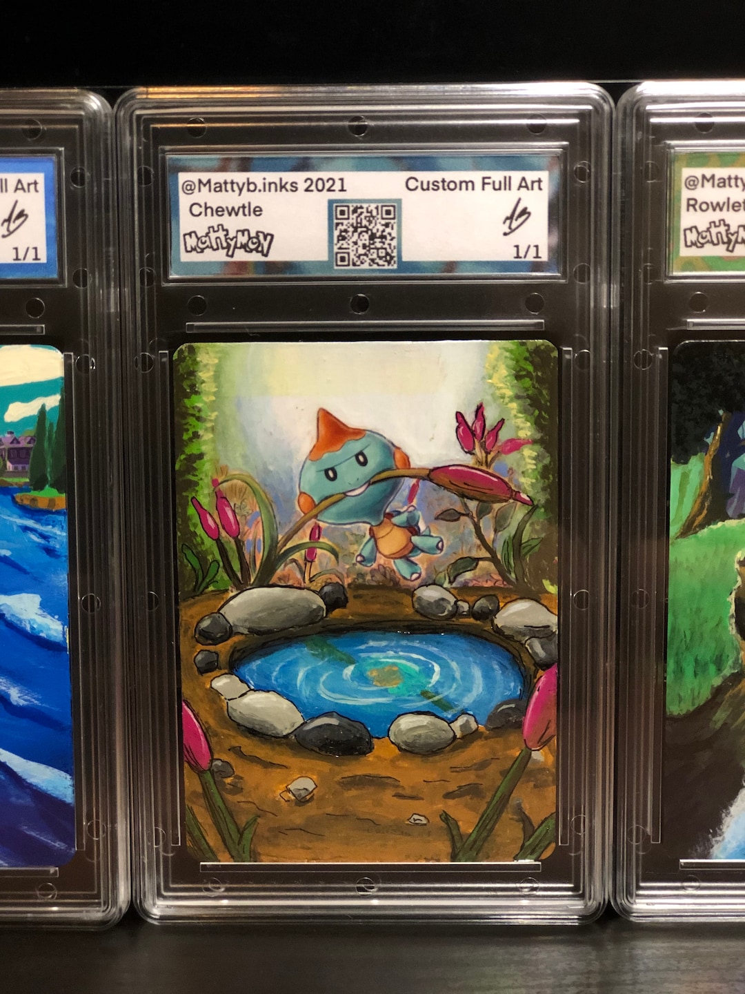Pokemon Card Painting Slab - Etsy
