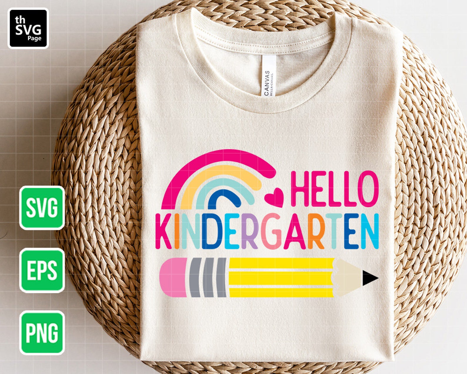 Hello Kindergarten SVG Back to School Svg Retro Groovy Svg - Etsy