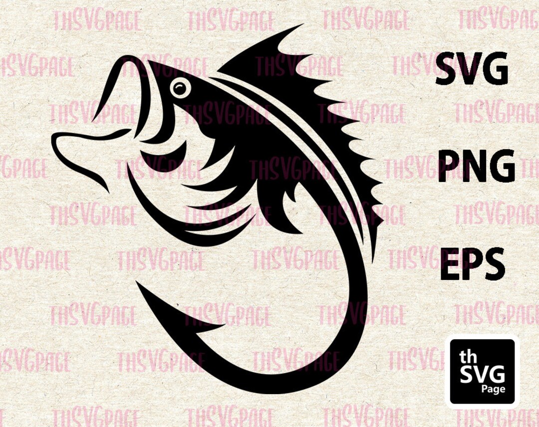 Fish Hook SVG Fishing Svg Fish Hook Svg Fishing Cut File - Etsy