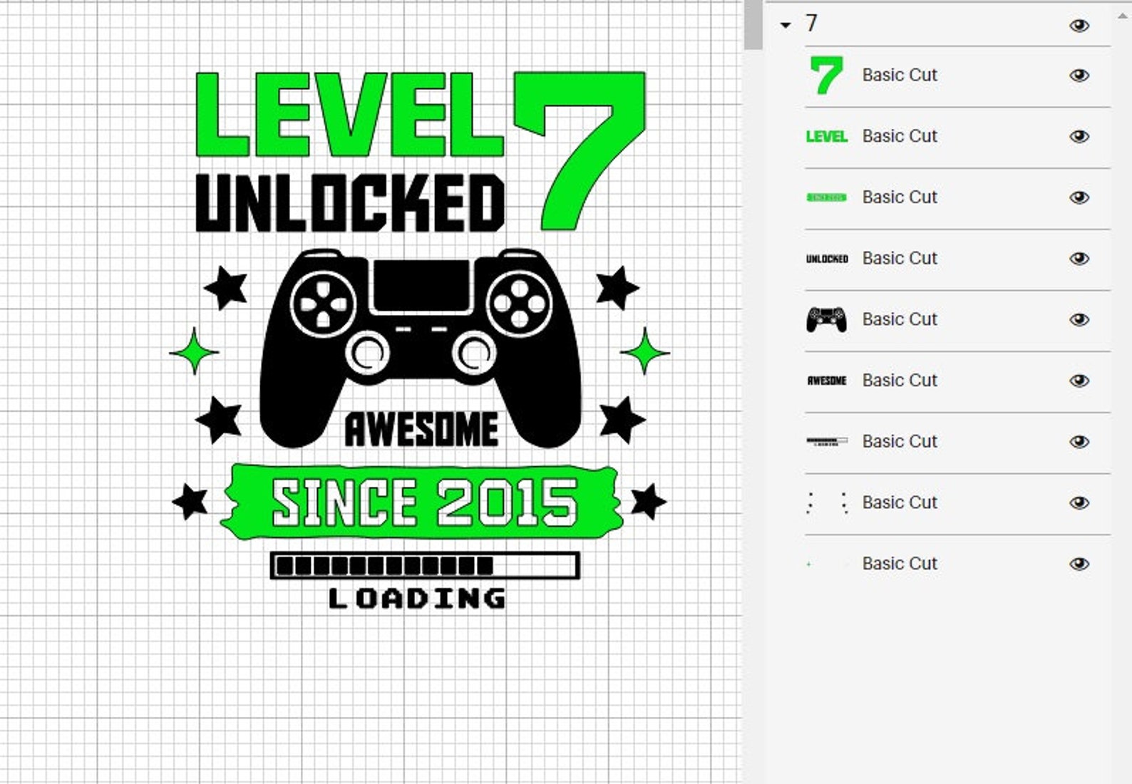Level 7 Unlocked SVG Boy Gamer Shirt Unlocked SVG 7th - Etsy