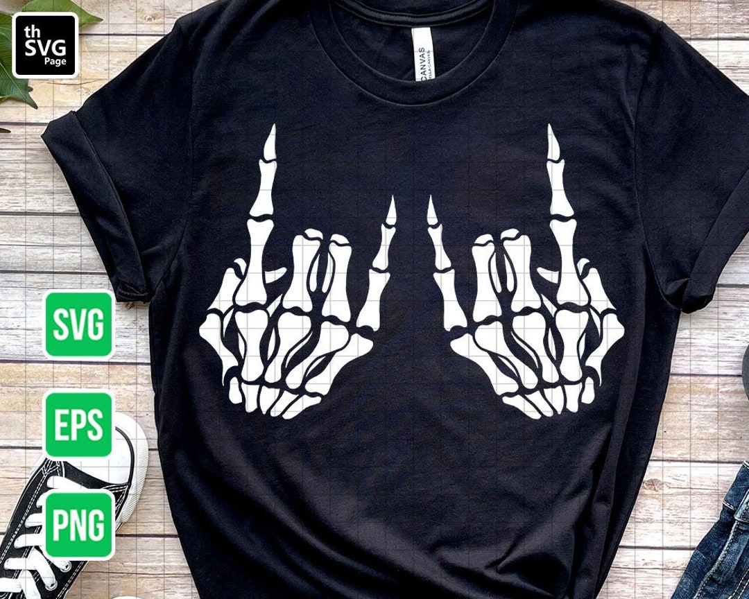 Skeleton Rock Hand Skeleton Hands Svg Skeleton Svg - Etsy