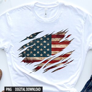 Usa Flag Claw Png, Vintage American Flag, American Flag Png, Ripped Png ...