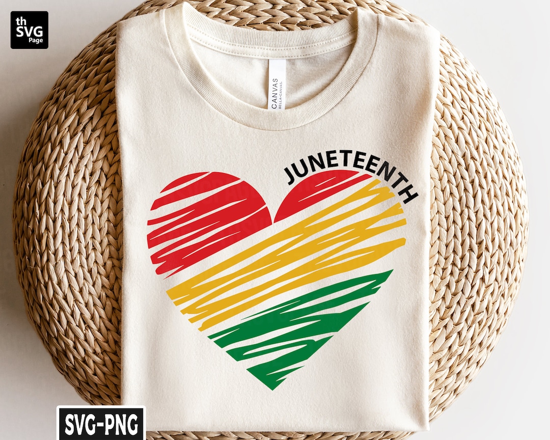 Juneteenth Heart Svg, Black History Month Svg, 1865 Svg, Black Woman ...