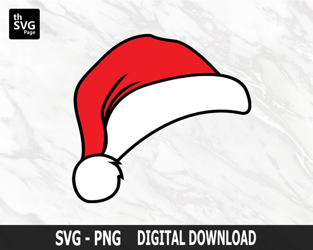 Santa Hat, Christmas Hat SVG, Santa Clause, Christmas SVG, Funny ...