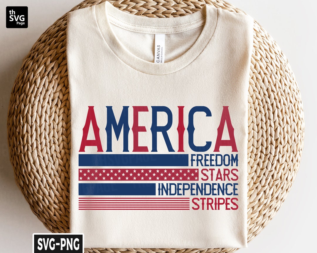 Retro America Svg, USA Svg, America Flag Svg, Fourth of July Svg, 4th ...