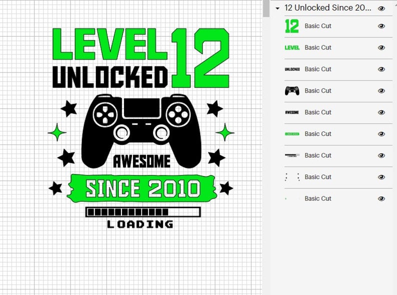 Level 12 Unlocked SVG Boy Gamer Shirt Unlocked SVG 12th - Etsy