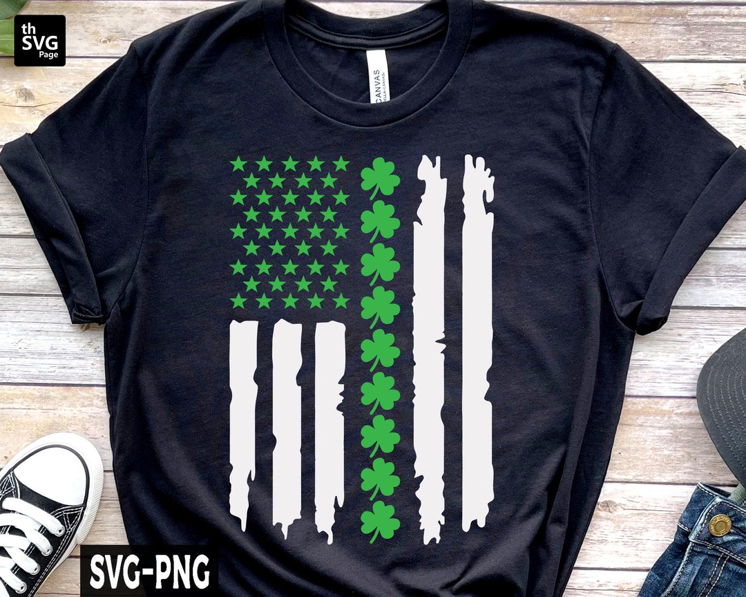 Irish American Flag Svg, St Patrick Flag Svg, St Patricks Day Svg ...