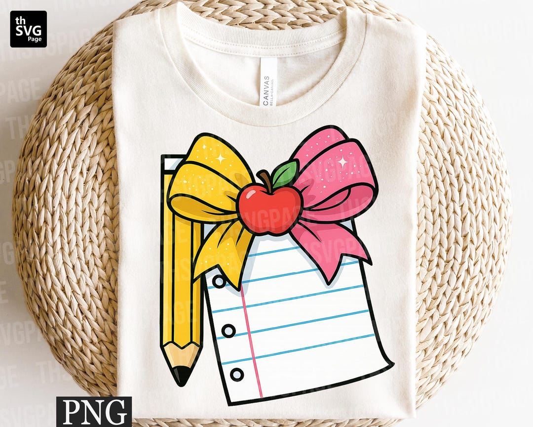 Coquette Teacher Png, Pencil Bow Png, Teacher Pencil Bow, Teach Love ...