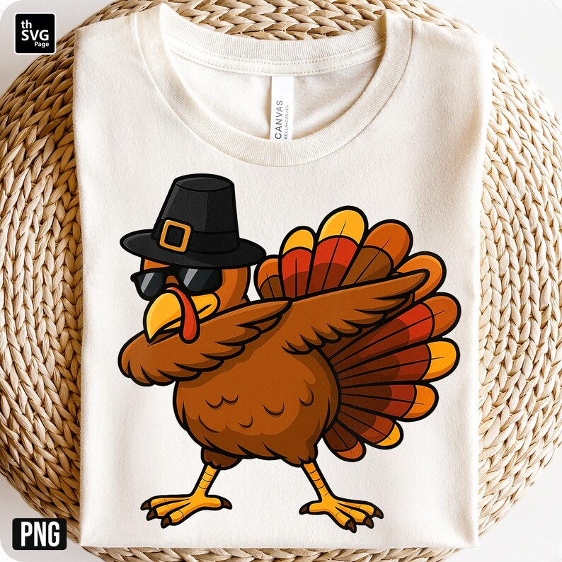Thanksgiving Turkey PNG, Dab Turkey Png, Cute Turkey Png, Turkey Png ...