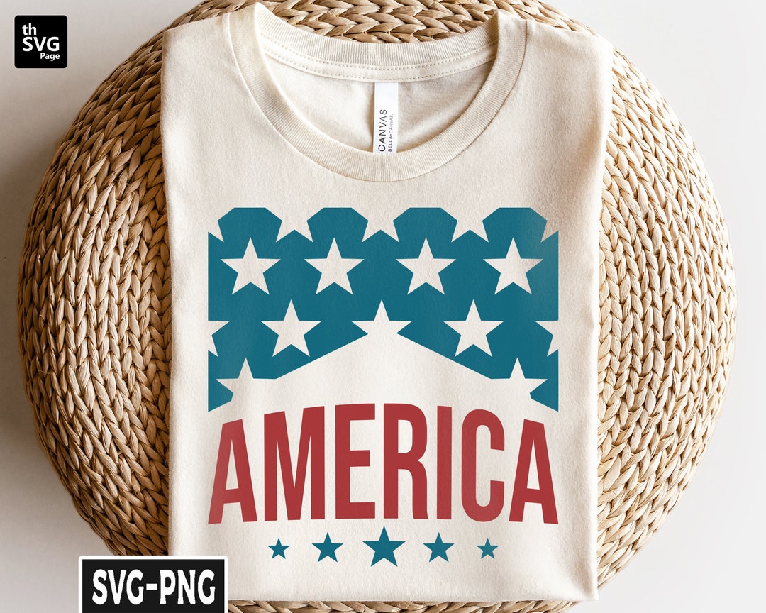 Retro America Svg, America Svg, America Flag Svg, 4th of July Svg ...