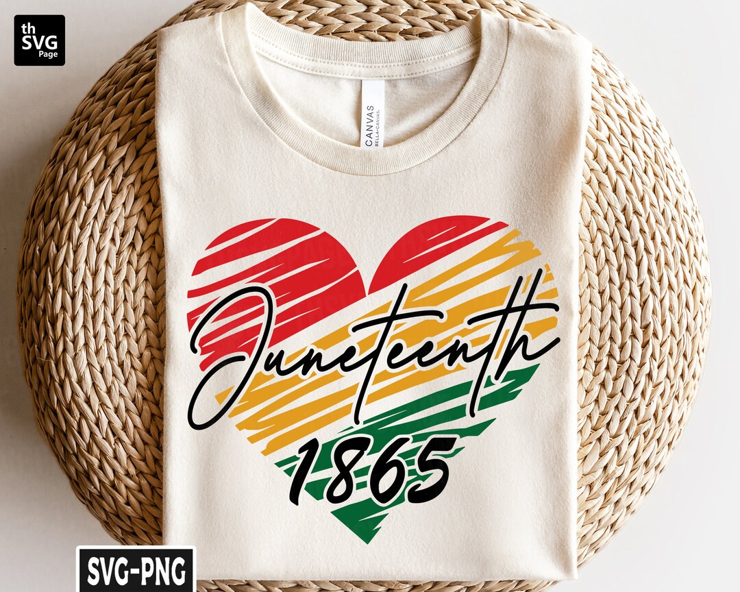 Juneteenth Heart Svg, 1865 Svg, Black History Month Svg, Black Woman Svg, Black Power Svg ...