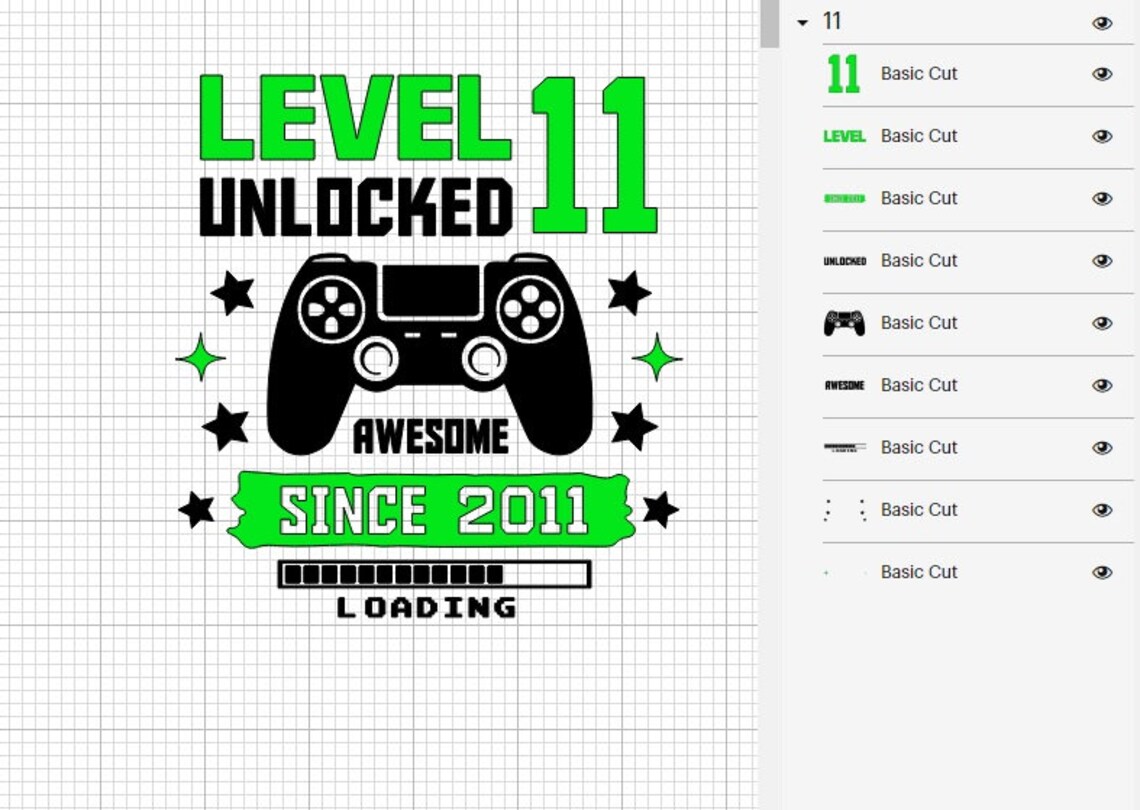 Level 11 Unlocked SVG Boy Gamer Shirt Unlocked SVG 11th - Etsy