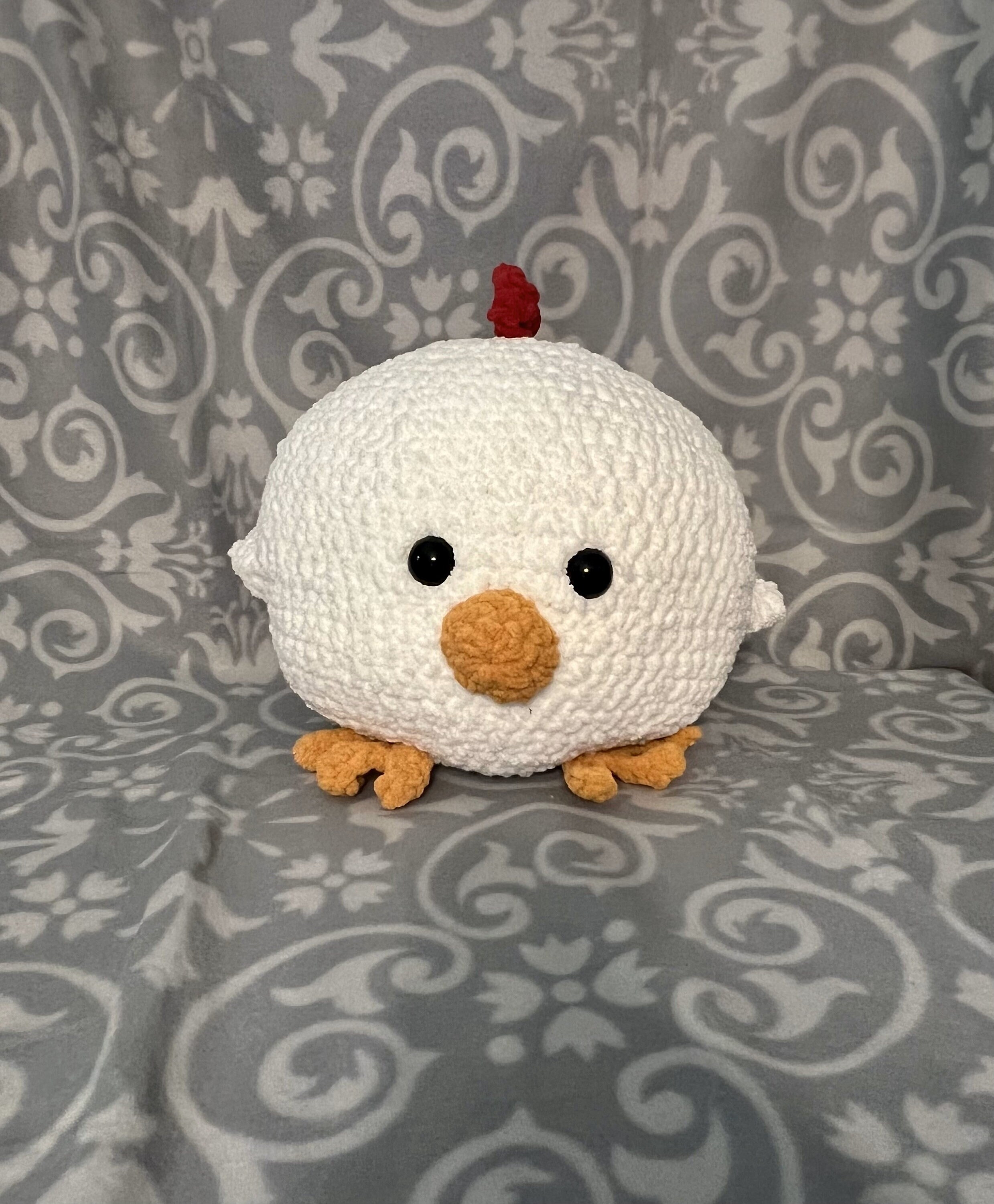 Extra-large Chicken Puff Plushie - Etsy