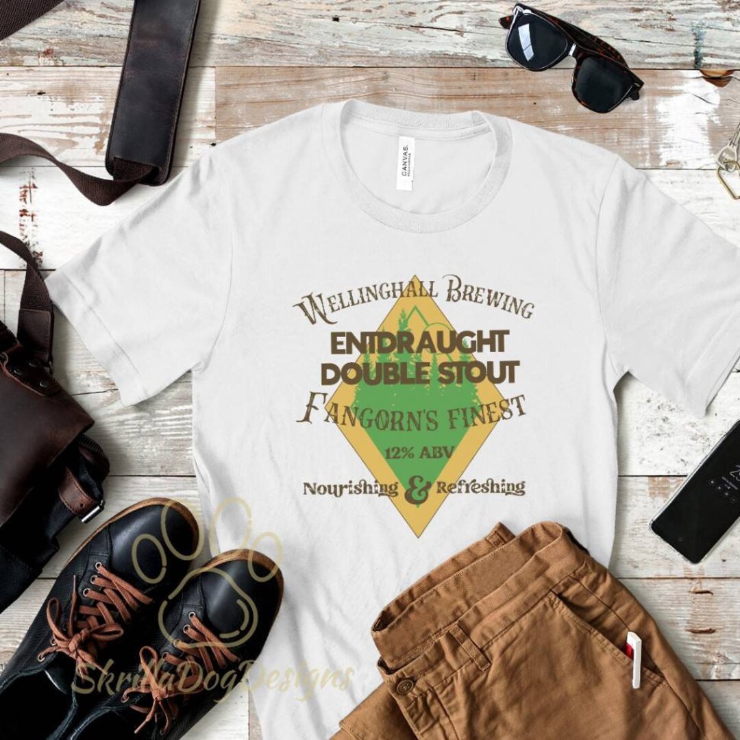 Wellinghall Brewing Entdraught Double Stout Shirt, Funny Fantasy Shirt ...