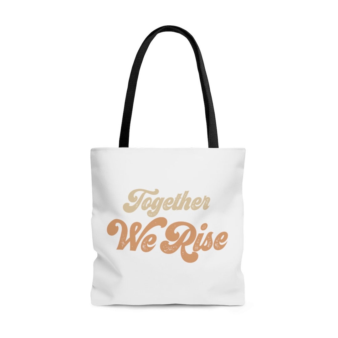 Together We Rise Tote Bag, Black Lives Matter Tote, Human Rights Bag ...
