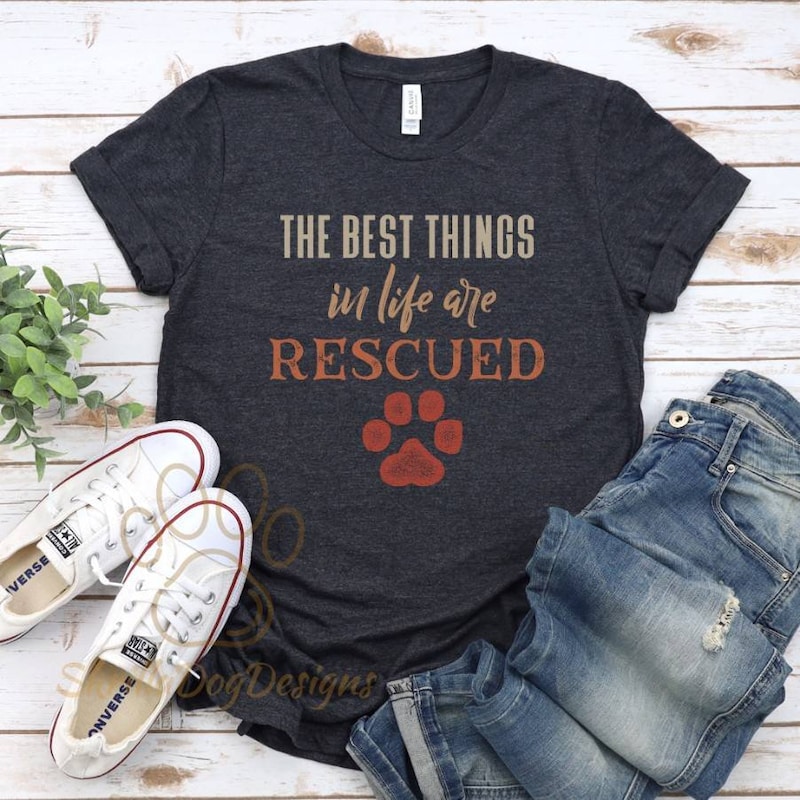 Rescue Dog T Shirt - Etsy