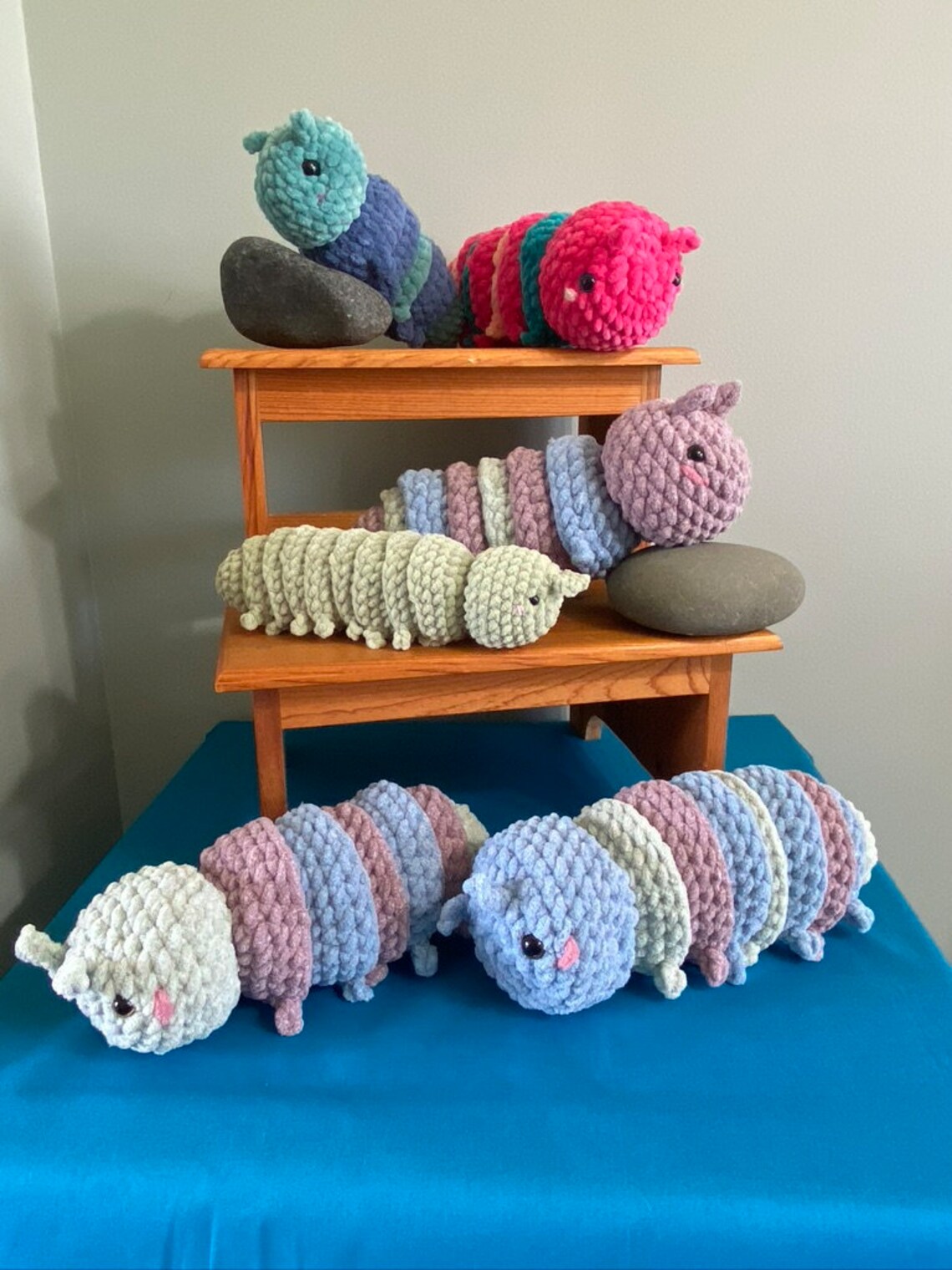 Handmade Crocheted Fidget Caterpillar - Etsy