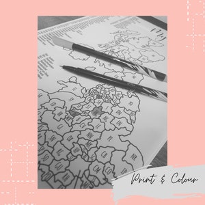 PERSONALISED MAP of U.K POSTCODES - Digital Download - Customer ...