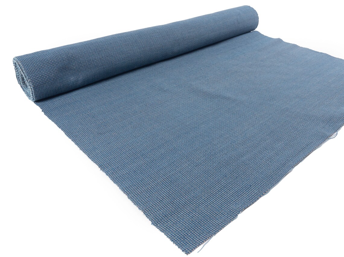 Handwoven Indigo Pattern Weave Fabric Indigo Natural Dyes - Etsy