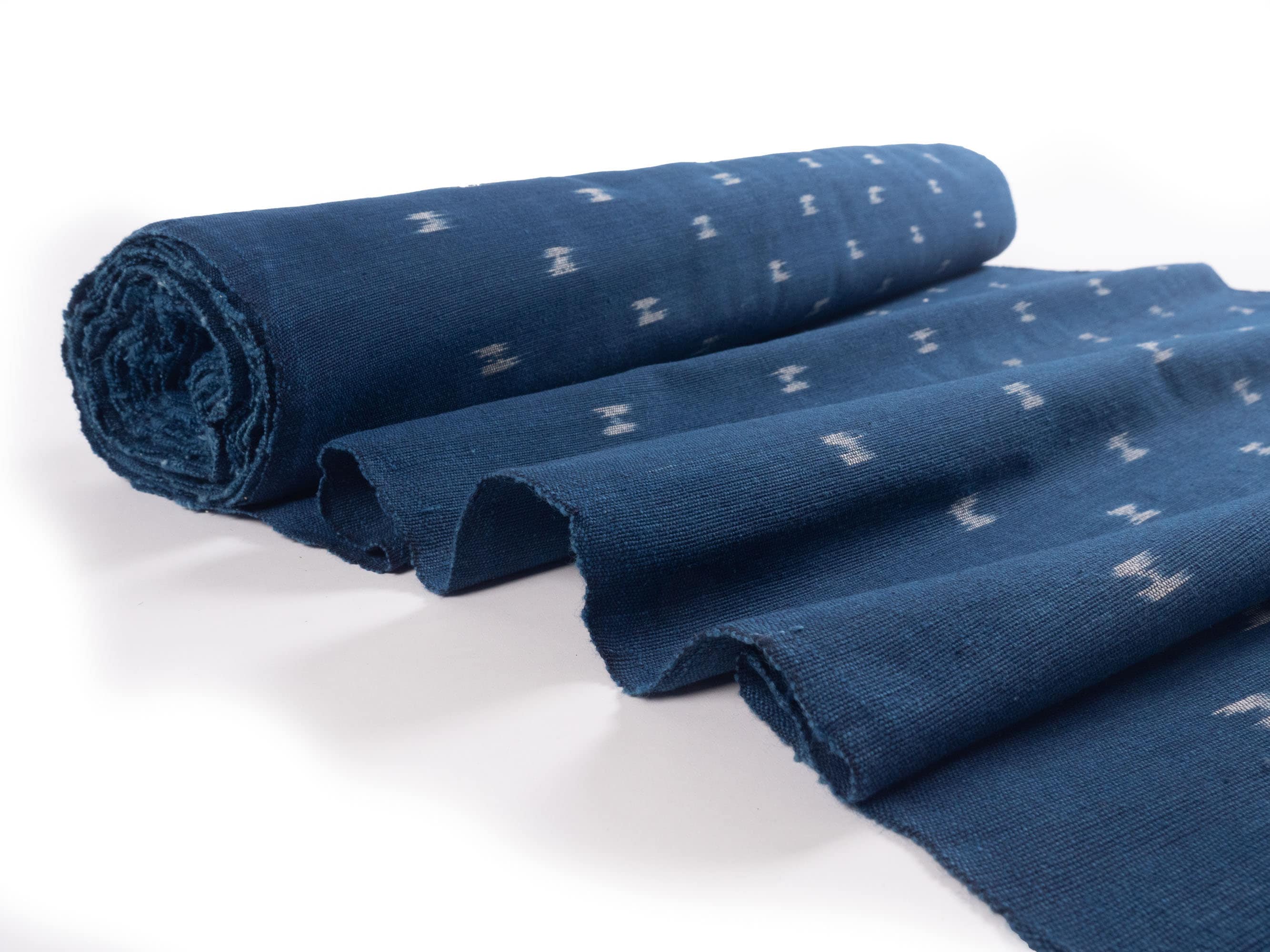 Handwoven Indigo Ikat Cotton Fabric Indigo Natural Dyes - Etsy