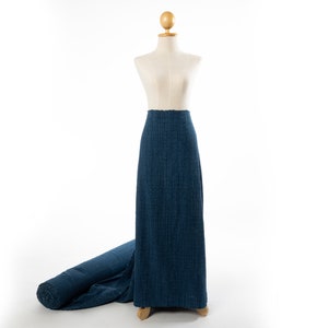 Handwoven Indigo Cotton Log Cabin Fabric | Natural Dyes | Pure Cotton ...