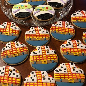 Toy Story - Woody and Buzz Lightyear Cookies. Children's Birthday ...
