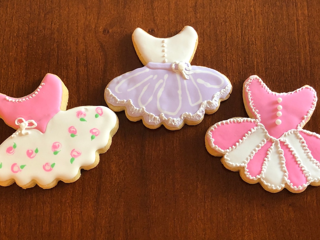 Ballerina Cookies, Tutu Cookies, Dancer Cookies. Sugar Cookies . Party ...