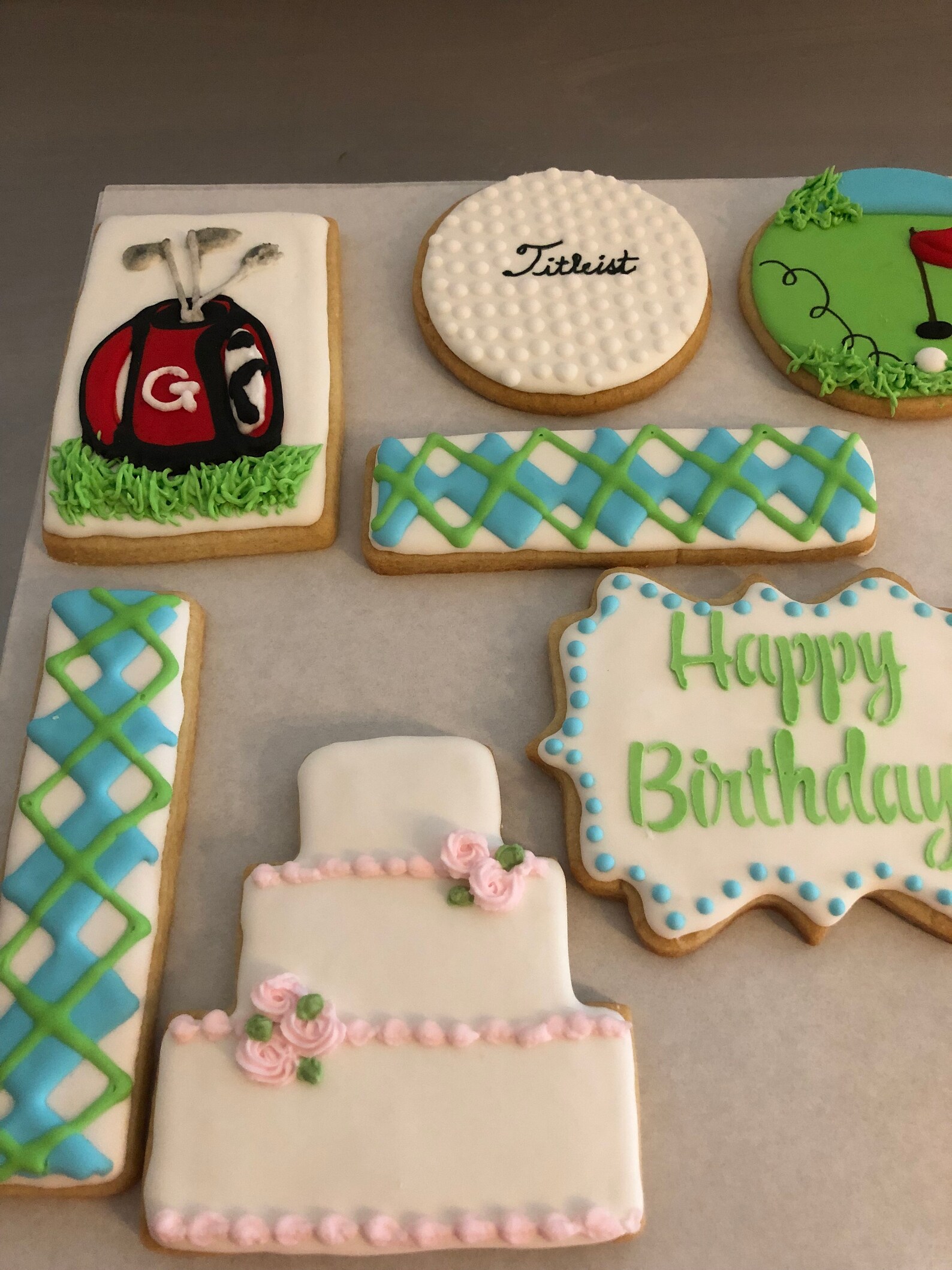 Golf Theme Cookies. Sugar Cookies . Party Favors. Birthday - Etsy