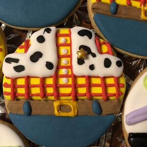 Toy Story - Woody and Buzz Lightyear Cookies. Children's Birthday ...
