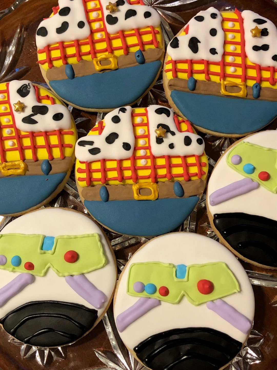 Toy Story - Woody and Buzz Lightyear Cookies. Children's Birthday ...