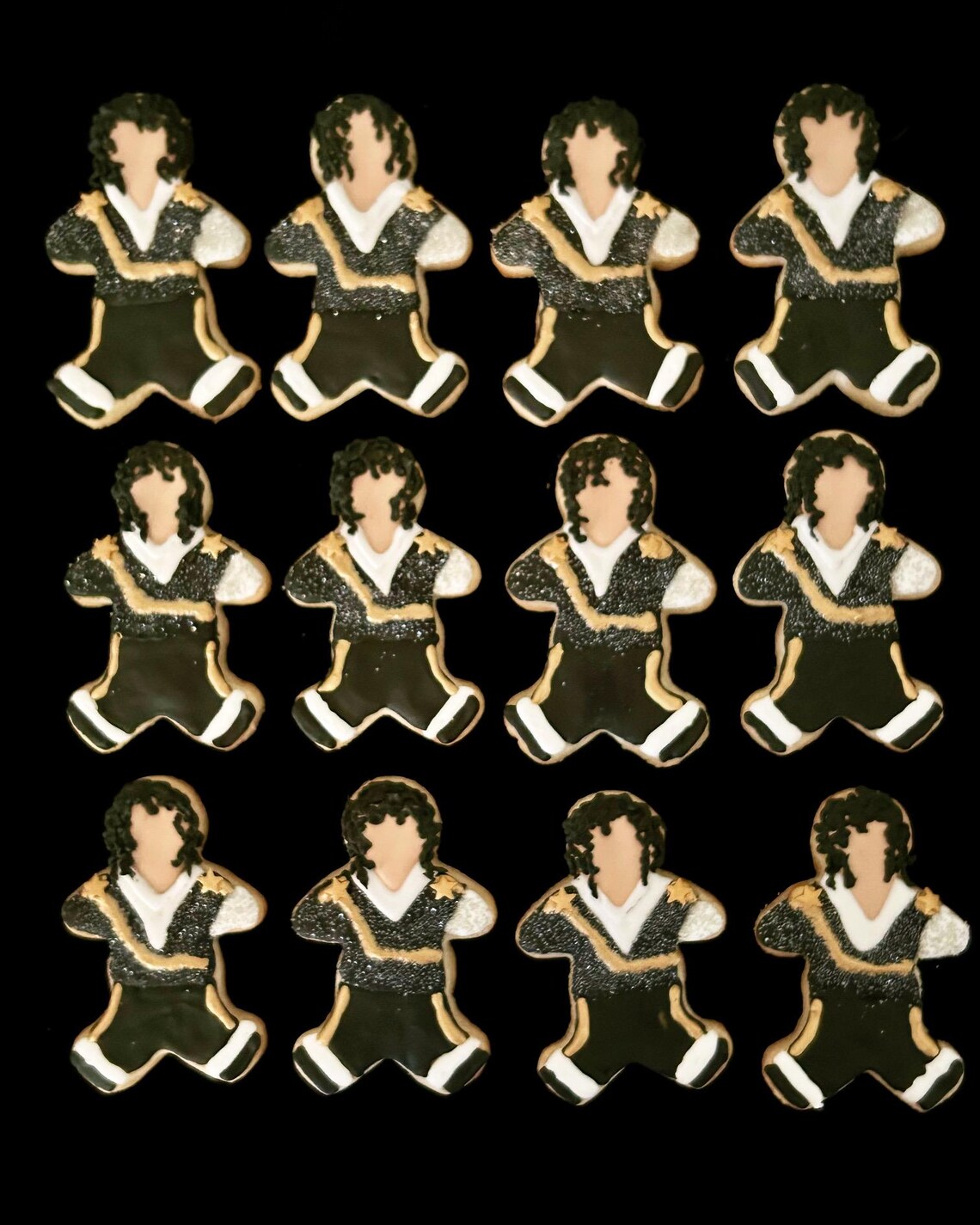 Michael Jackson - "mj" King of Pop Handmade Sugar Cookies - Etsy
